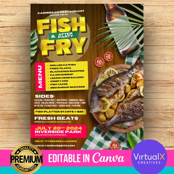 Printable Fish Design Template - Etsy