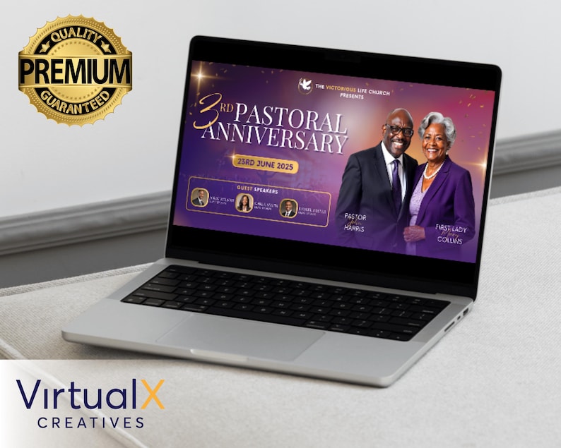 Pastoral Anniversary Banner, Church Event Banner, Pastor Appreciation ...