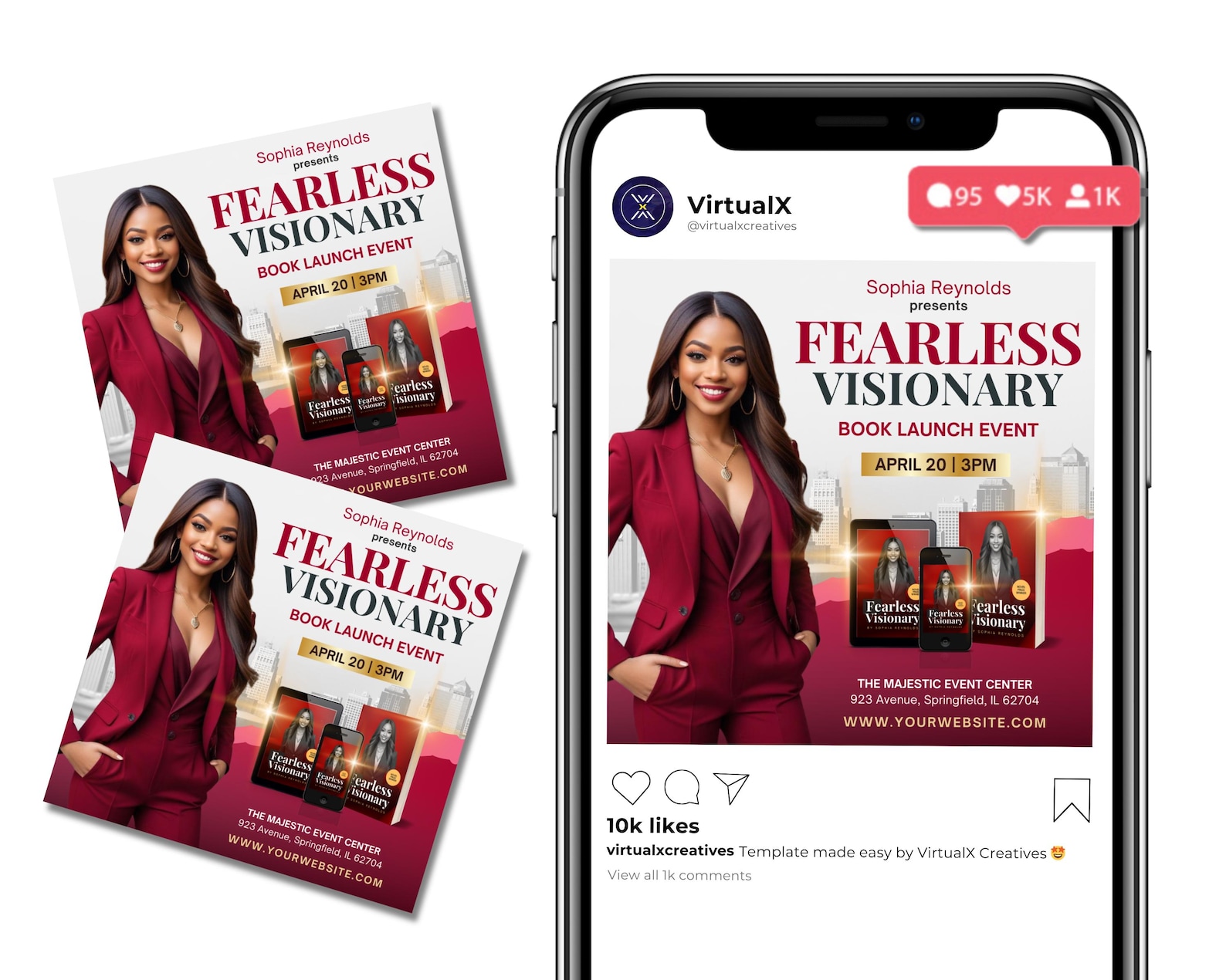 Book Launch Event, Author Book Launch Party, Business Event Flyer ...