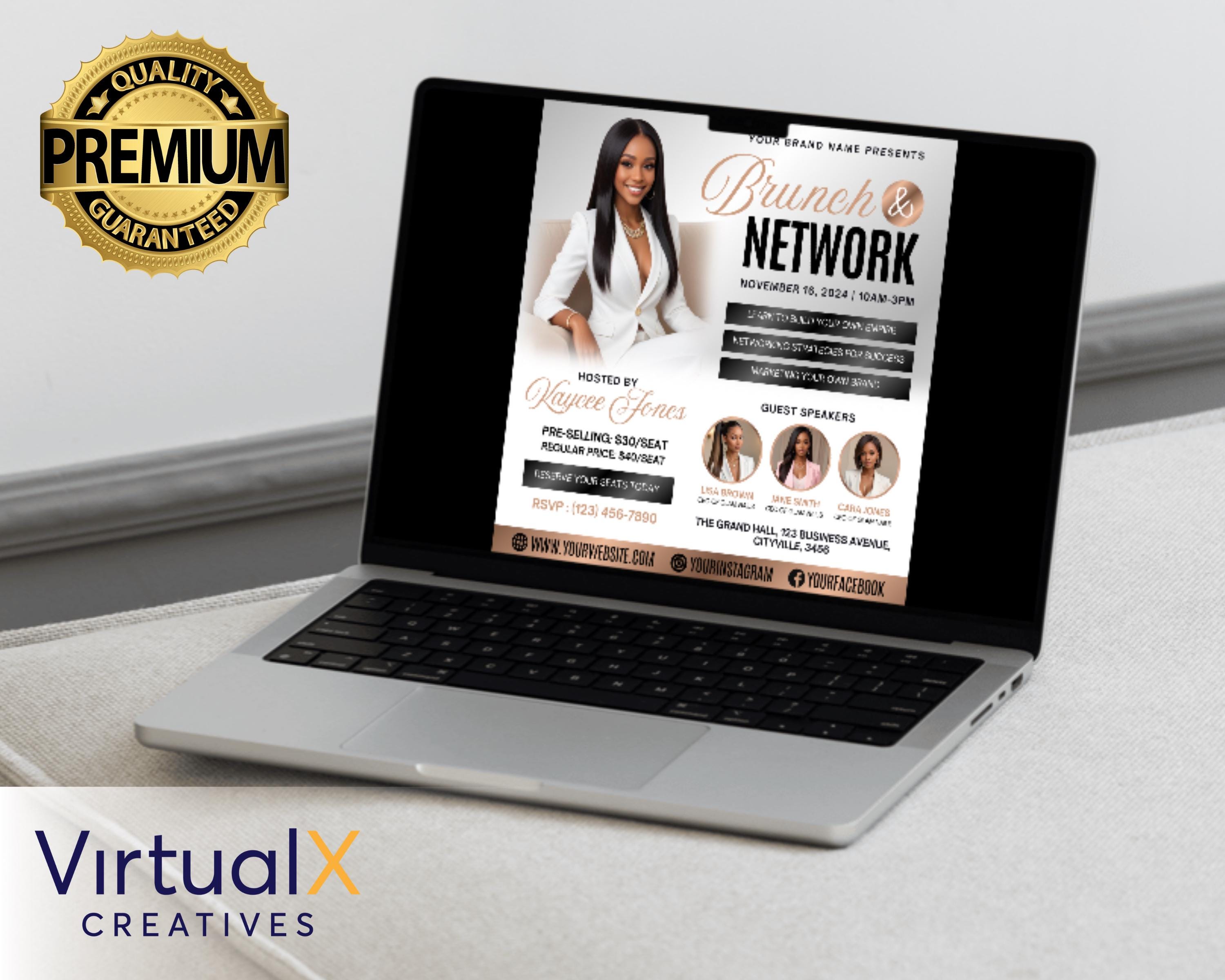 Brunch and Business, Women's Empowerment Event, Women's Meeting ...