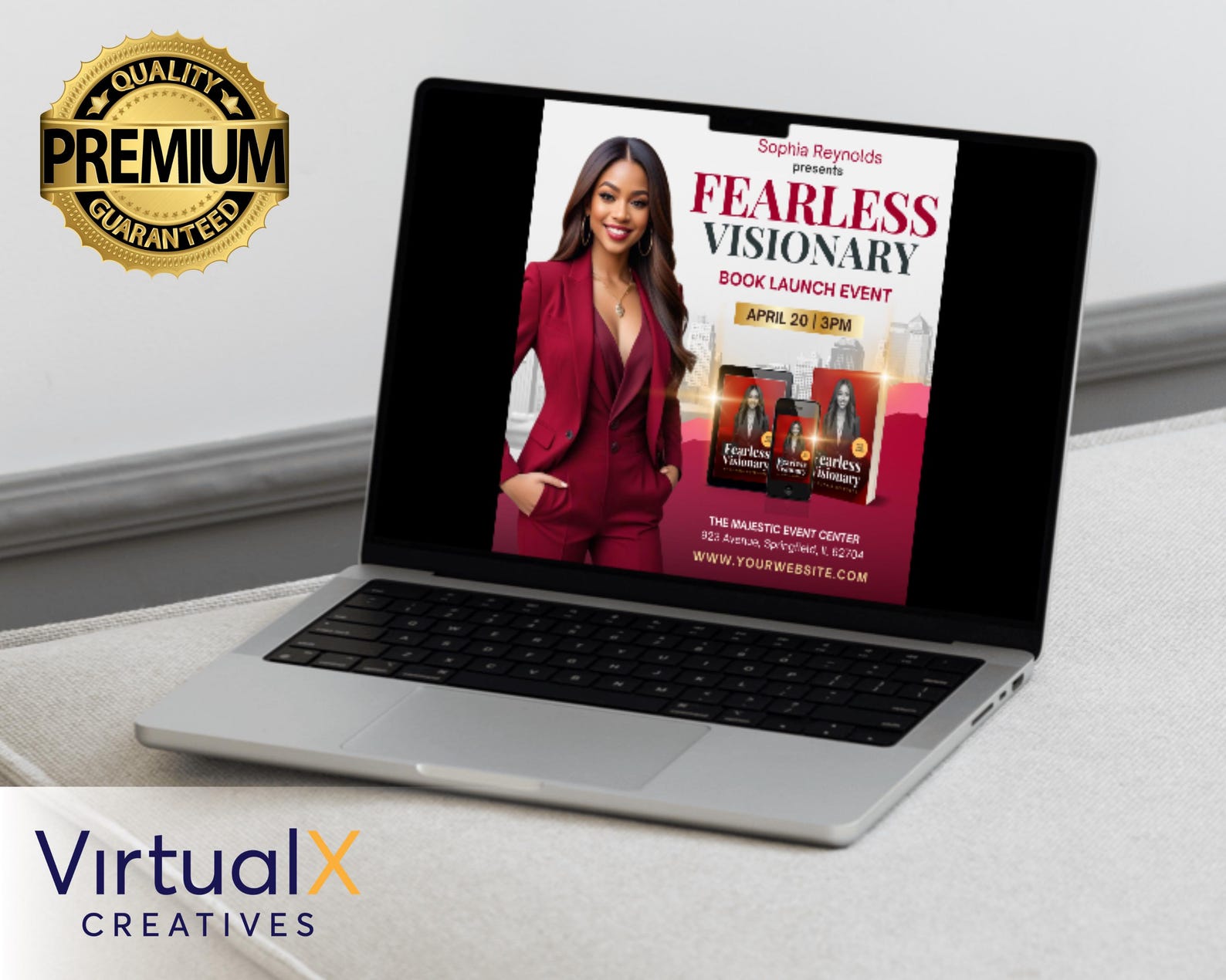 Book Launch Event, Author Book Launch Party, Business Event Flyer ...