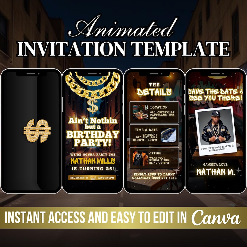Gangsta Birthday Party - Etsy