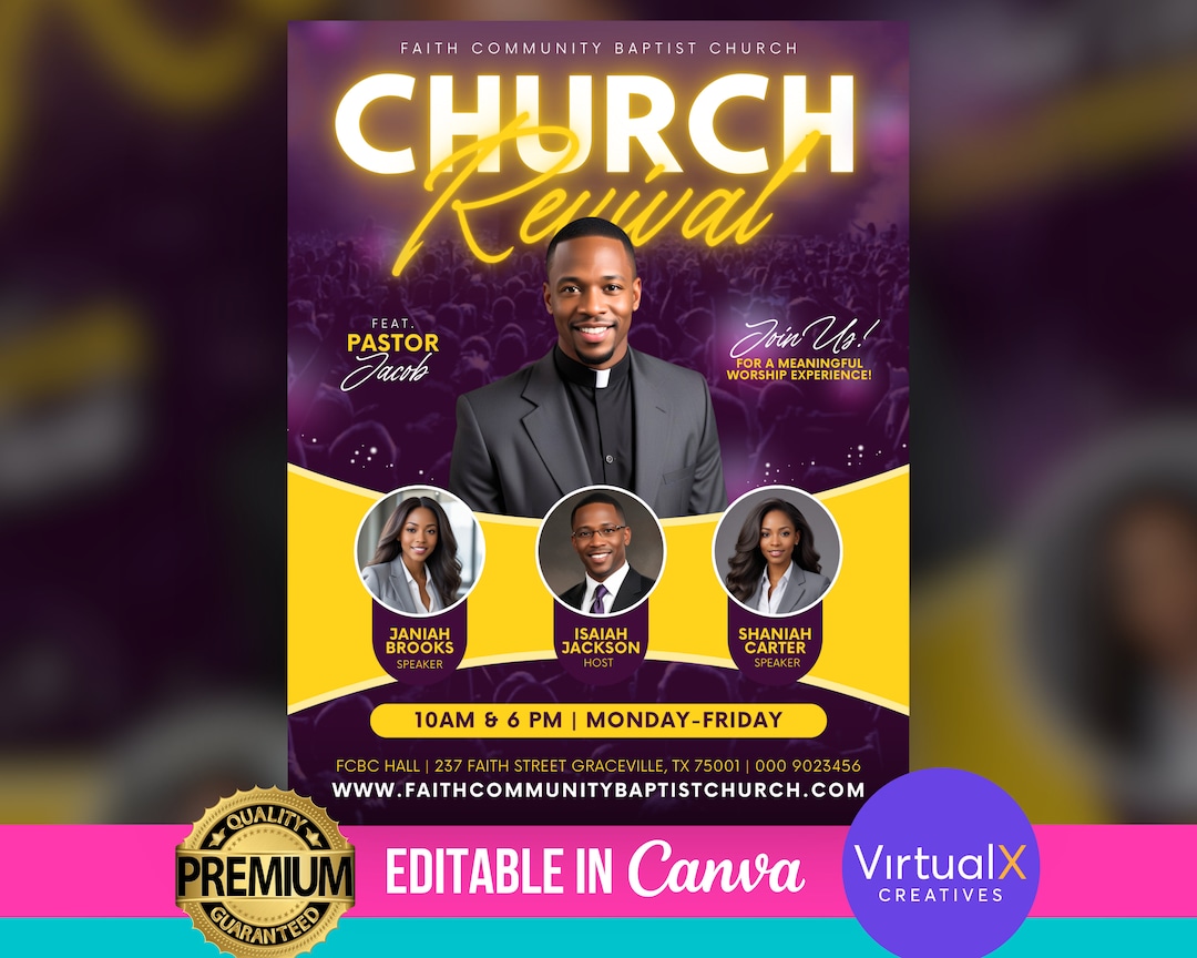 Church Fellowship Service Flyer, Prayers Conference Flyer, Worship ...