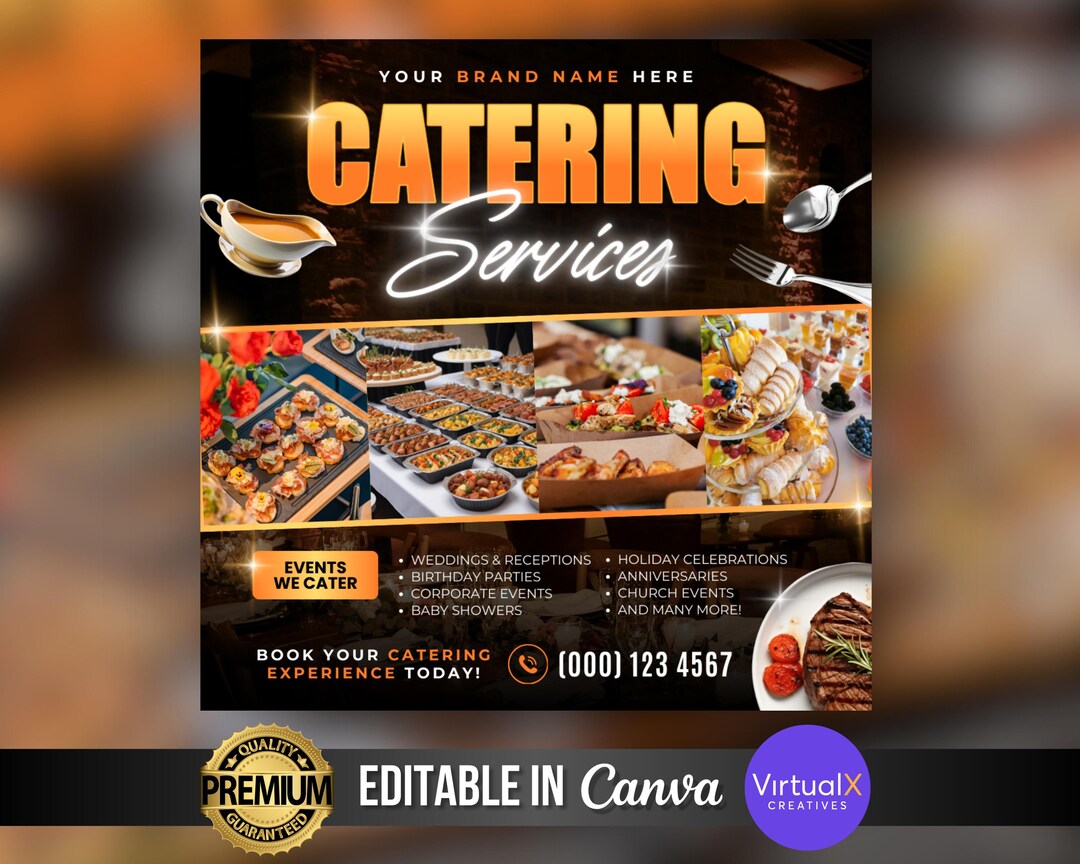 Catering Services Flyer, Restaurant Sale Flyer, Catering Packages ...