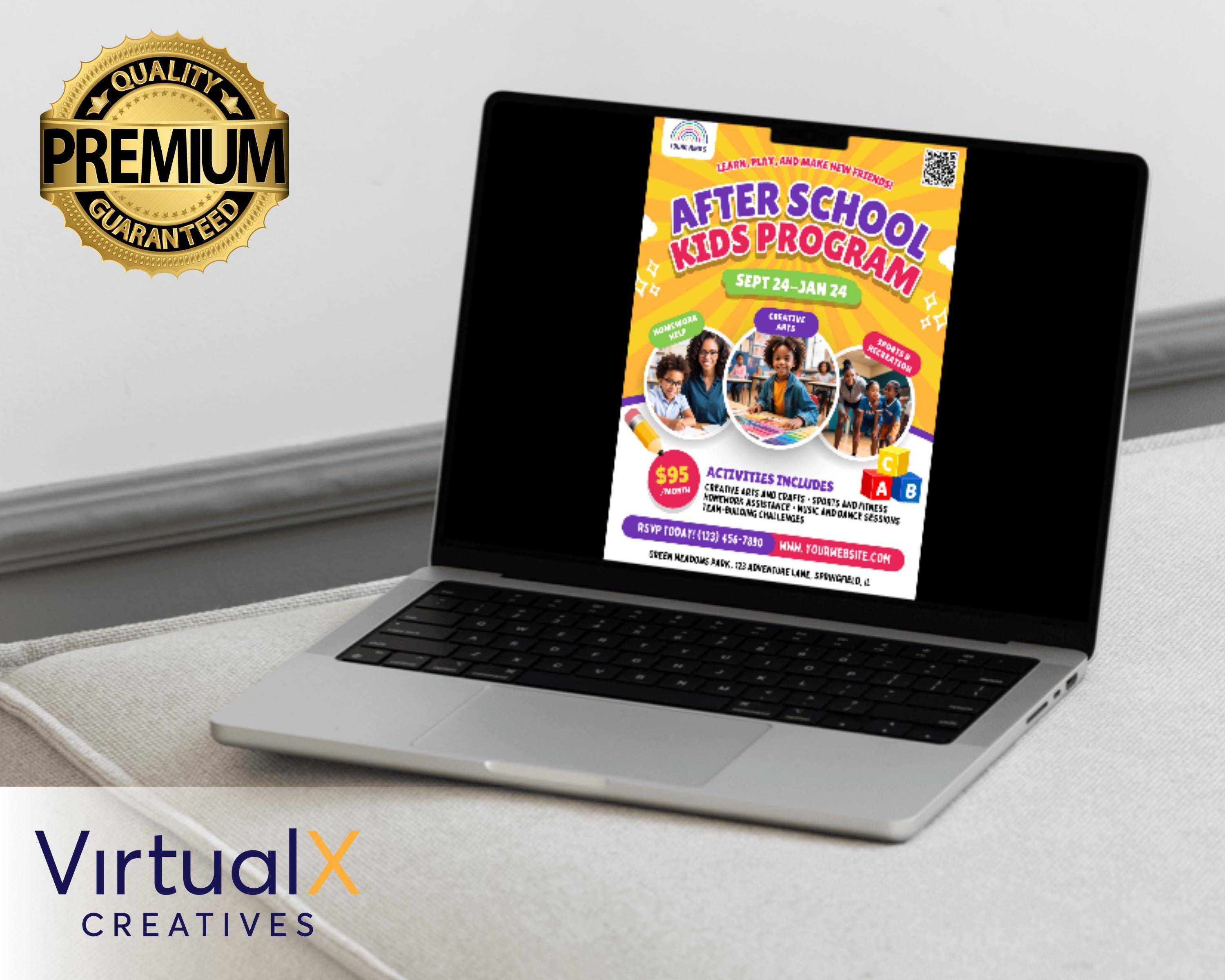 After School Program Flyer, After School Program Registration, Kids ...