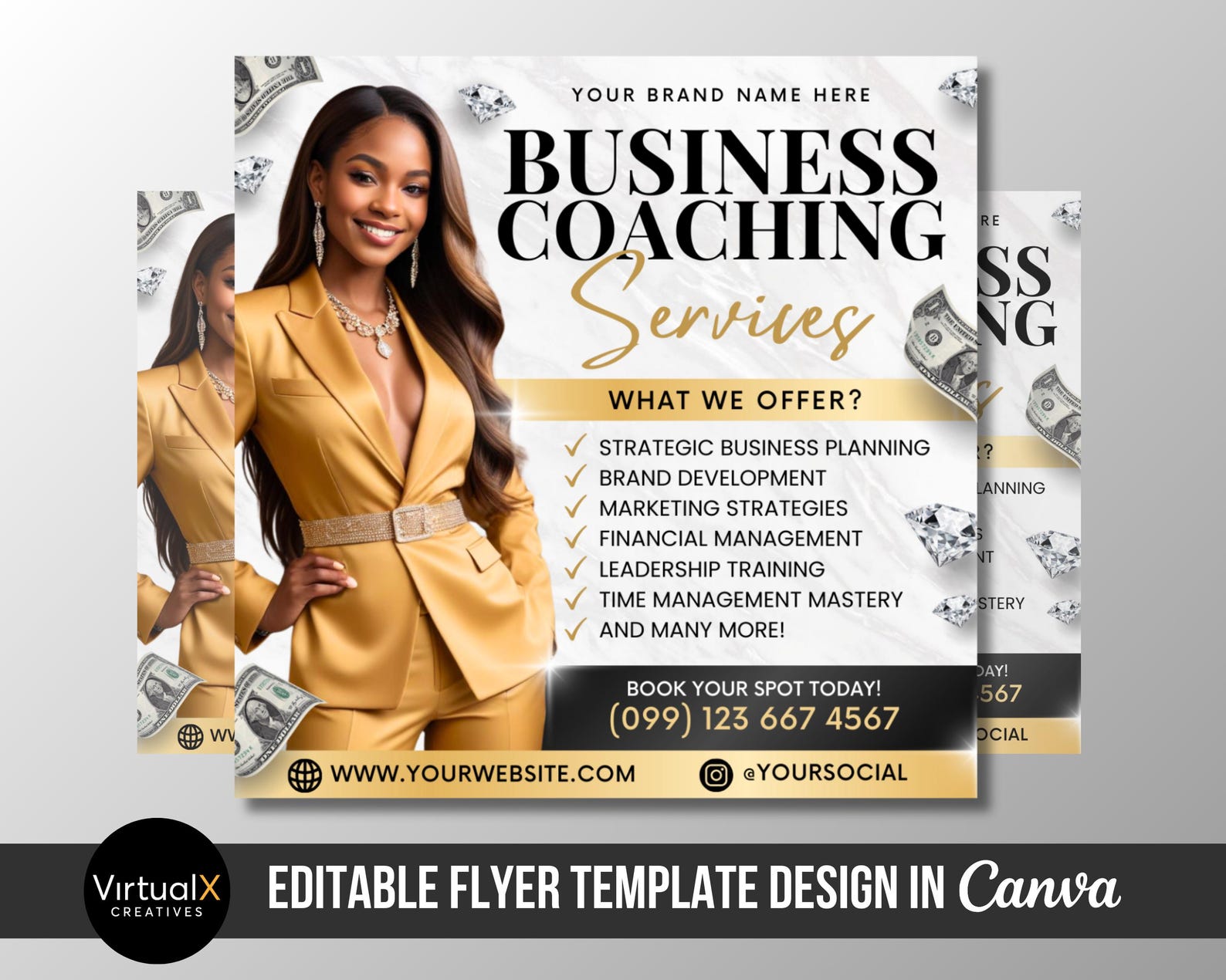 Business Coach Flyer, Consultation Flyer, Entrepreneur Flyer, Workshop Flyer, Business Coaching ...