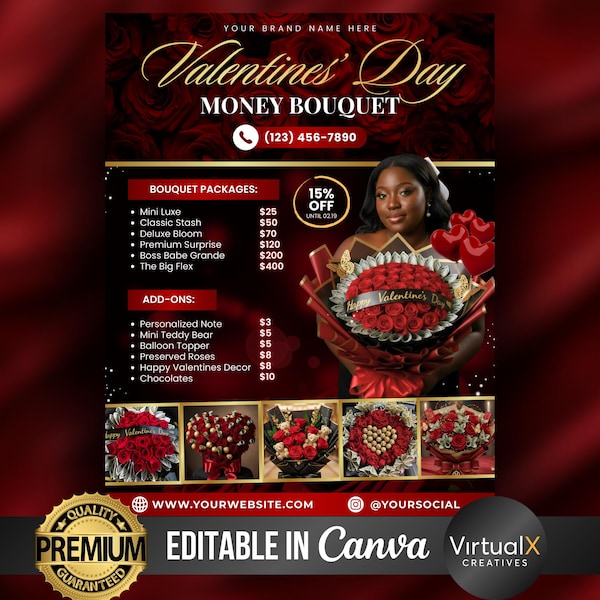 Valentines Money Bouquet - Etsy