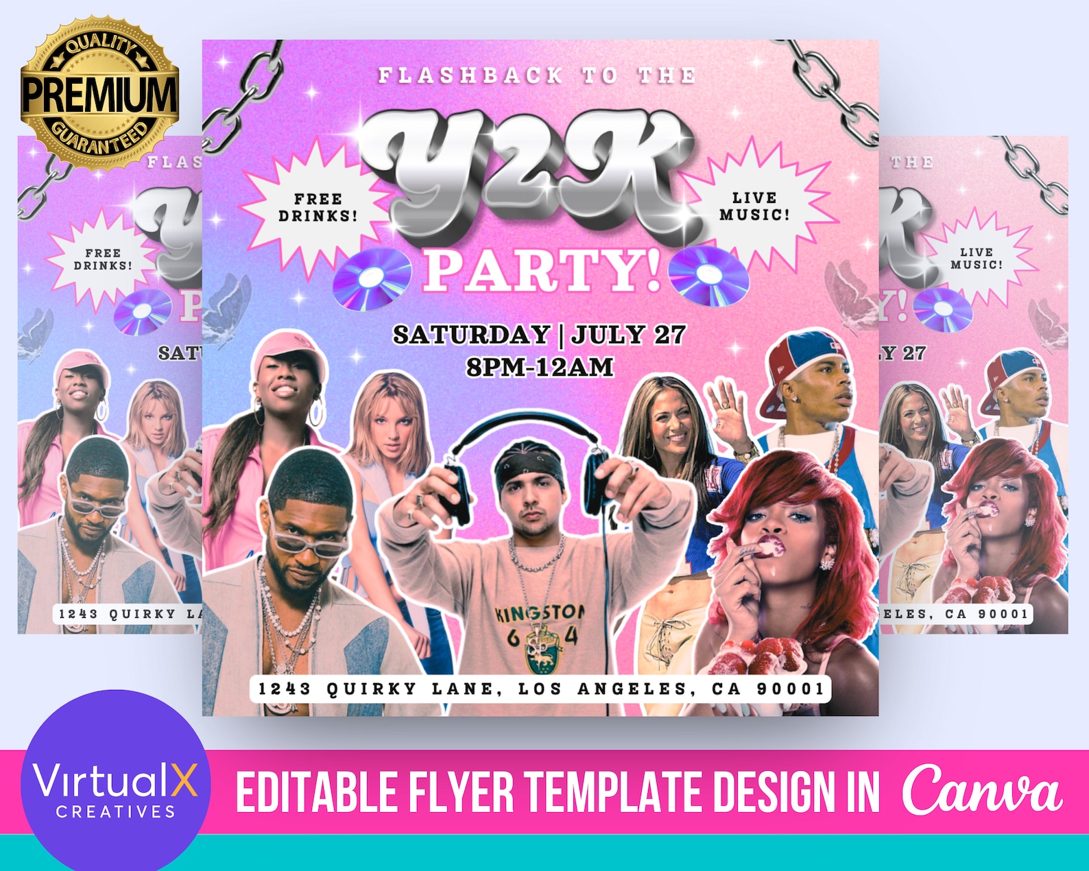 Y2K Party Invitation, Early 2000s Themed Birthday Party Invite, 90s ...