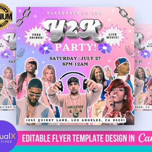 Y2K Party Invitation, Early 2000s Themed Birthday Party Invite, 90s ...