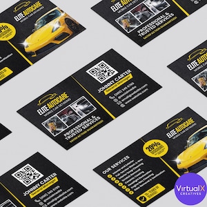 Mobile Car Detailing Business Cards, Auto Detailing Card, Car Wash ...