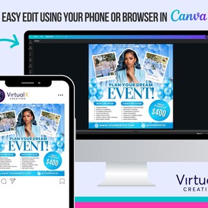 Event Planner Flyer, Wedding Planner Flyer, Event Planning Business ...