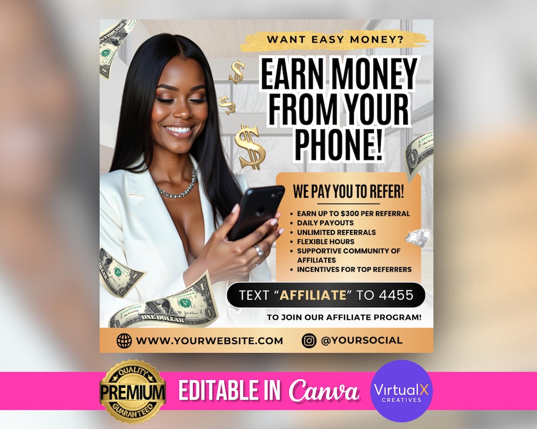 Tax Season Affiliate Flyer, Tax Season Referral Flyer, Accountant Flyer ...