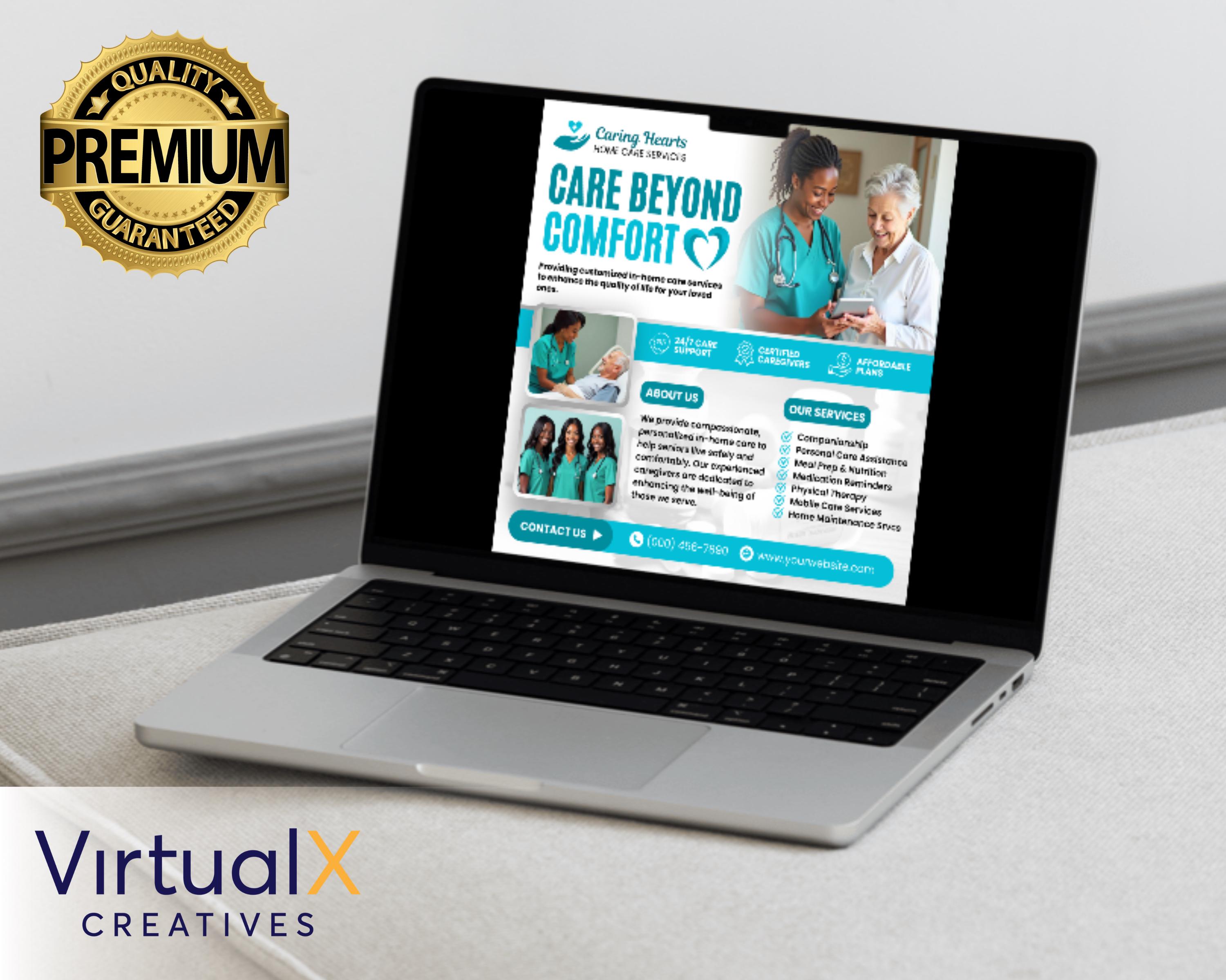 Home Care Service Flyer, Home Care Assistance Flyer, Business Flyer ...