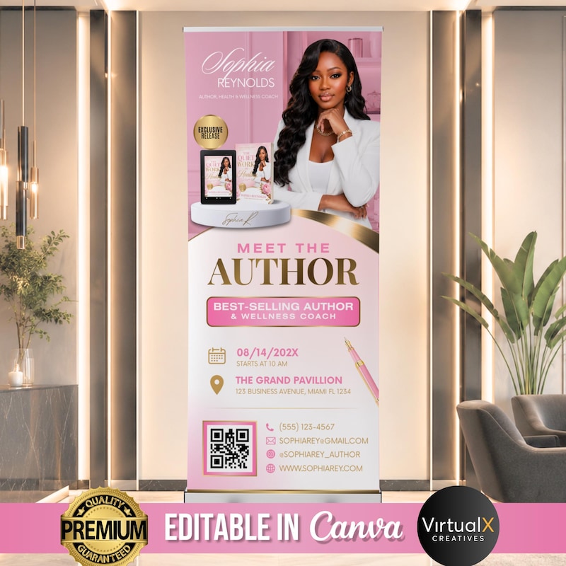 Author Pop up Banner - Etsy