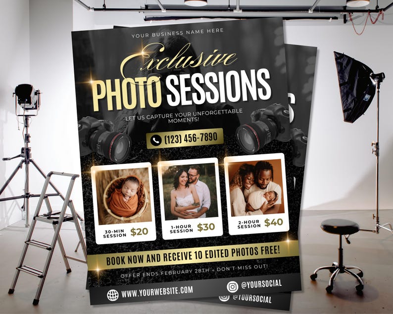 Photographer Flyers, Photoshoot Mini Session, Photography Bookings ...