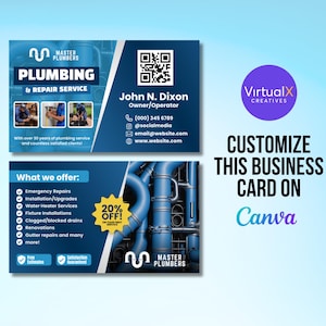 Plumbing Business Cards, Plumbing Needs, Plumbing Repairs Maintenance ...
