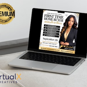 First Time Home Buyer Flyer | Home Buying Guide | Realtor Workshop ...