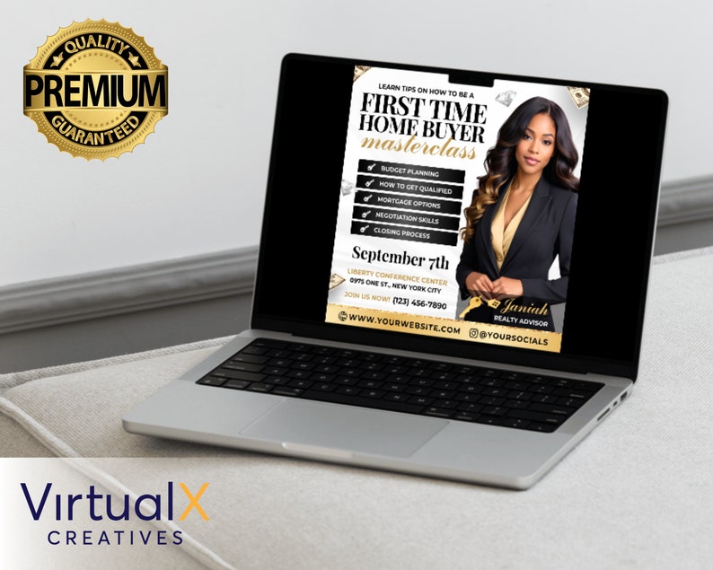 First Time Home Buyer Flyer | Home Buying Guide | Realtor Workshop ...