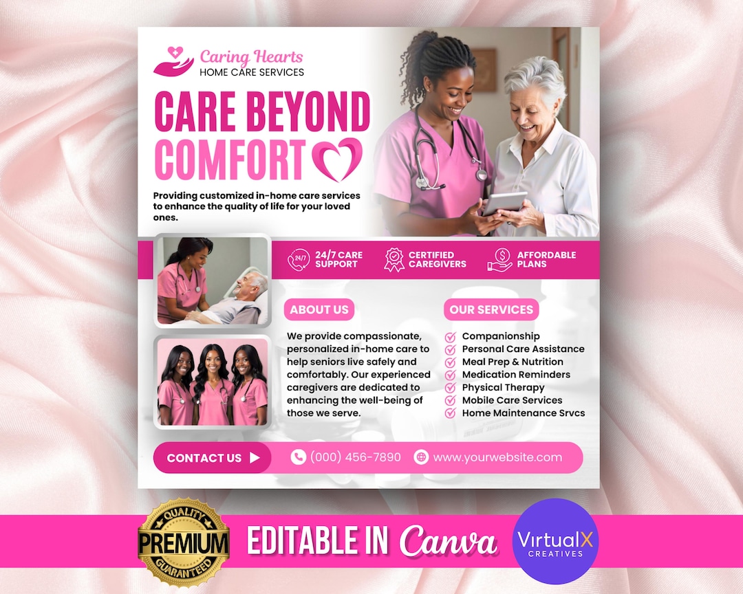 Home Care Service Flyer, Home Care Assistance Flyer, Business Flyer ...