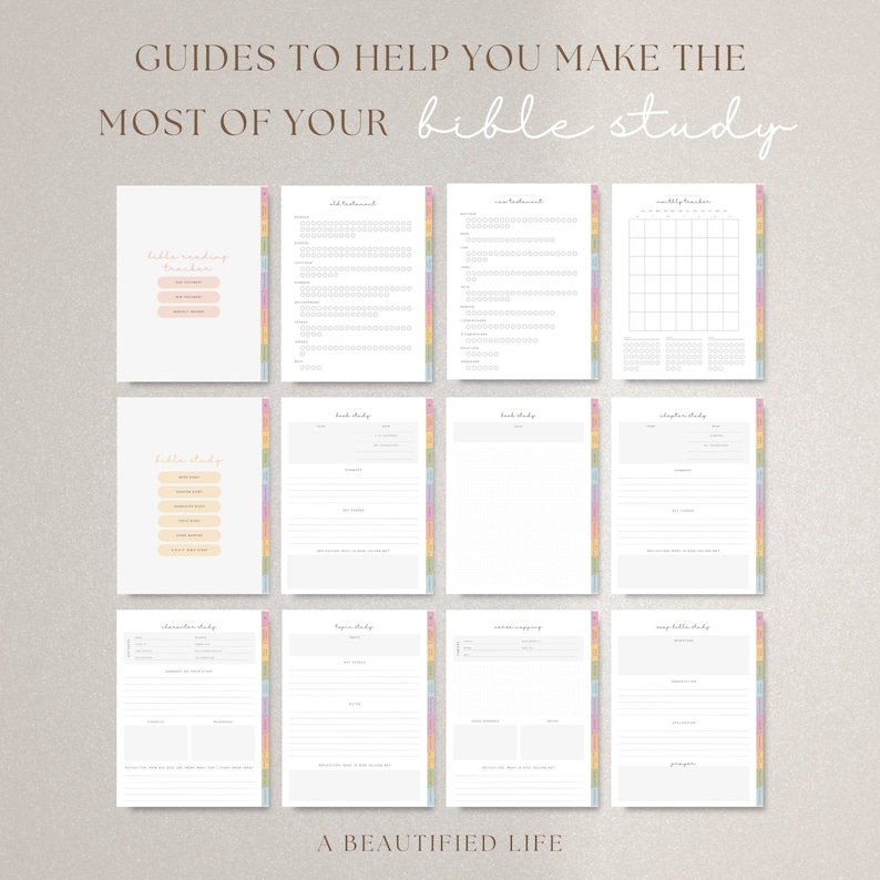 DIGITAL Faith Journal, Prayer Journal, Bible Study Planner, Sermon ...