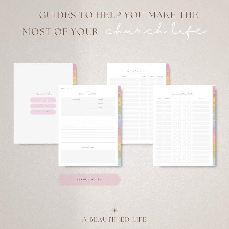 Digital Faith Journal Prayer Journal Bible Study Planner - Etsy