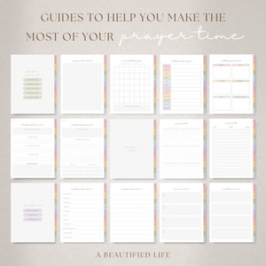 DIGITAL Faith Journal, Prayer Journal, Bible Study Planner, Sermon ...