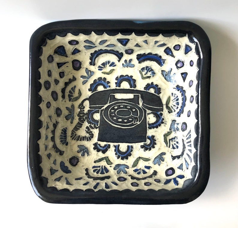 Rotary Phone Ceramic Baking Dish - Etsy