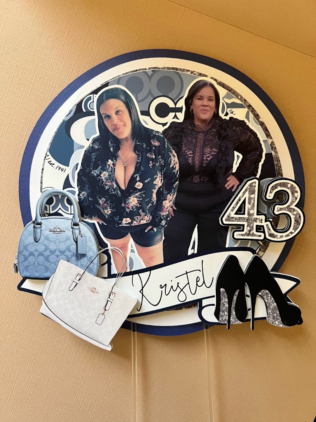 Coach Designer Cake Topper - Etsy