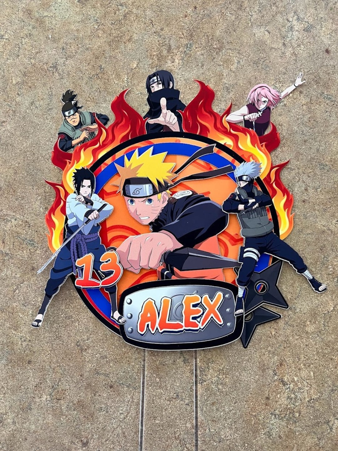 Anime Cake Topper - Etsy