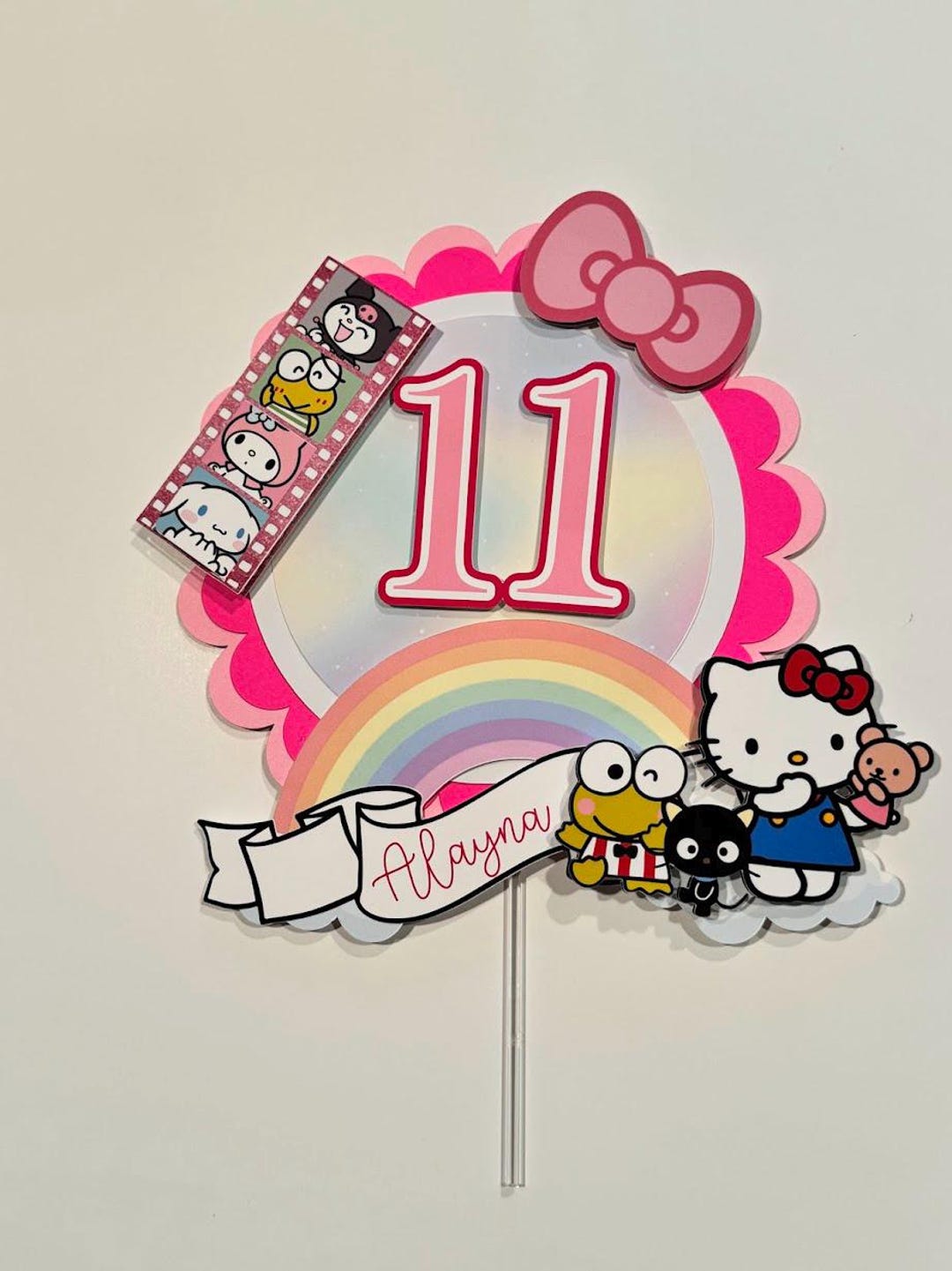 Hello Kitty Cake Topper - Etsy
