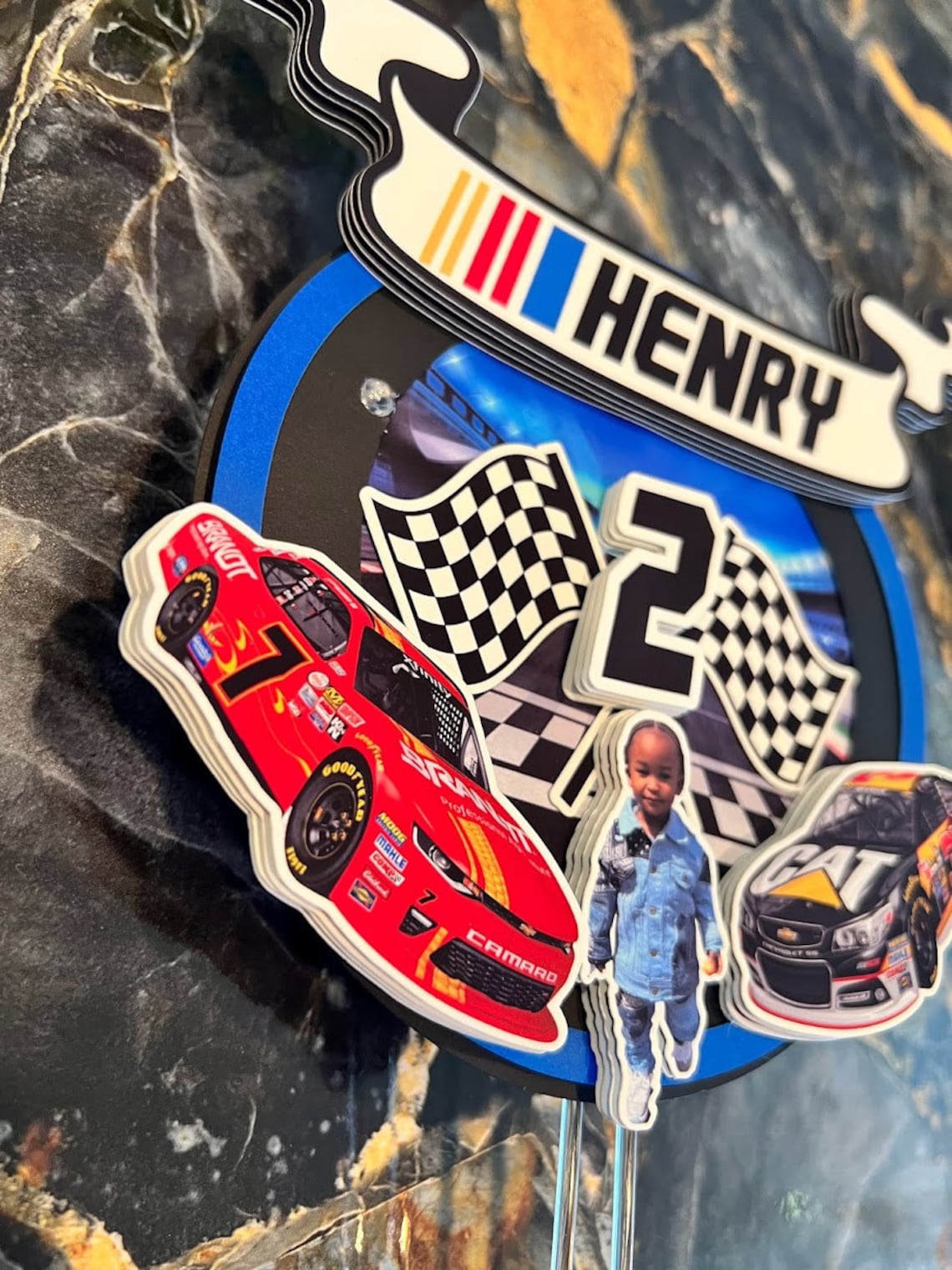 Nascar Cake Topper - Etsy