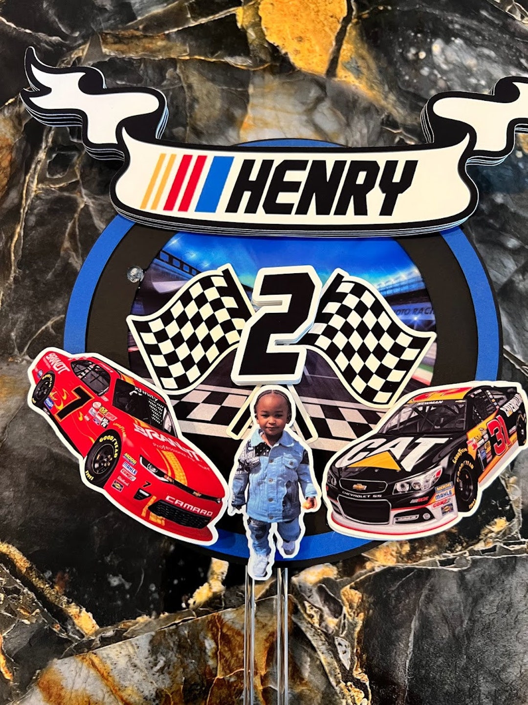 Nascar Cake Topper - Etsy