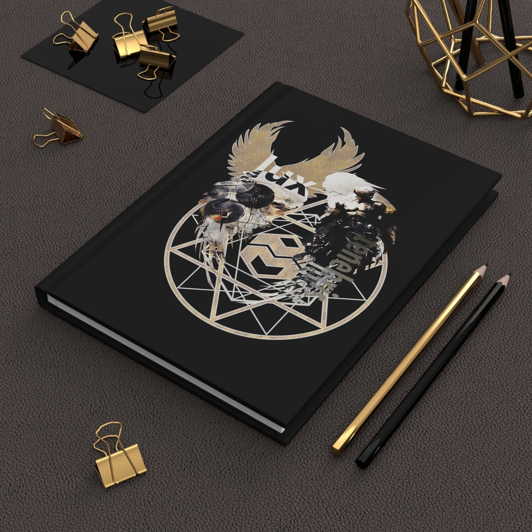 Angel Wings Hard Cover Journal Seal of Solomon Magical Protection ...