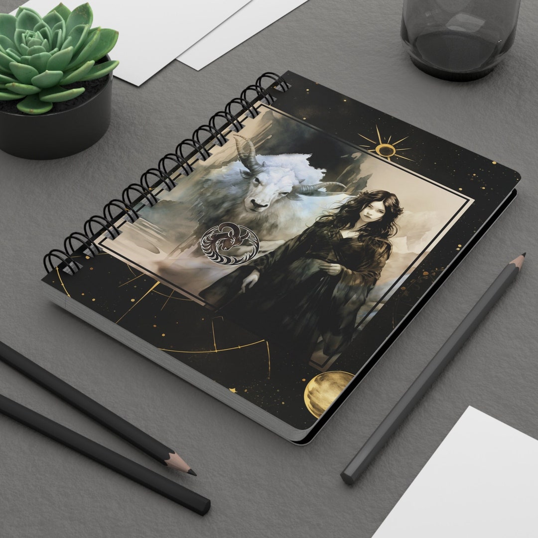 Capricorn Soft Cover Journal Notebook Zodiac Sign Magical Dream Diary ...