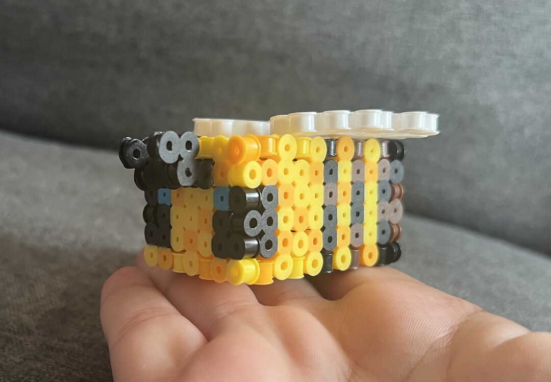 Minecraft Bee 3D Perler - Etsy