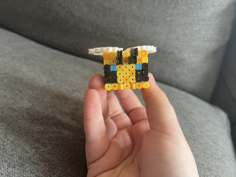 Minecraft Bee 3D Perler - Etsy