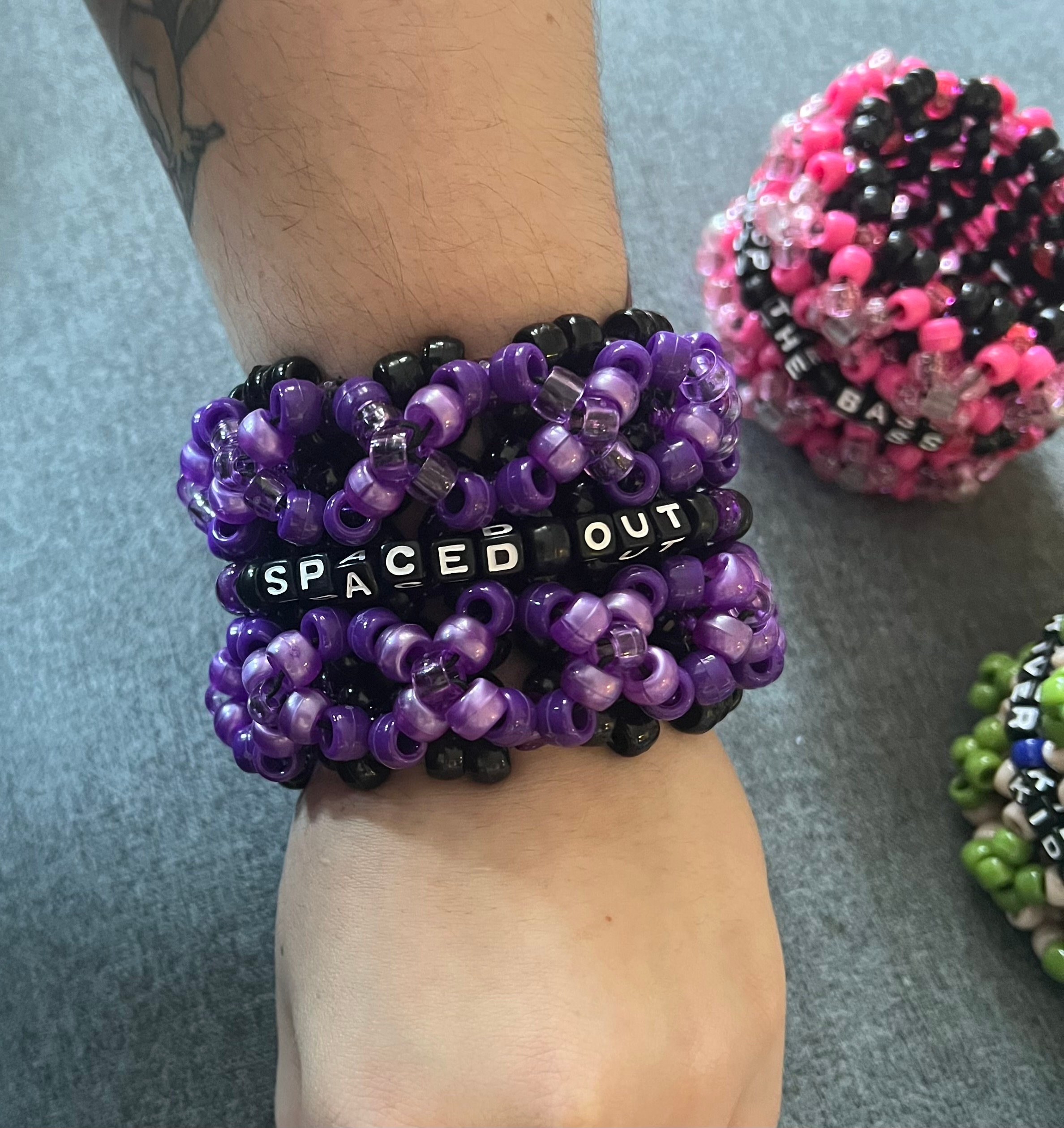 Custom Mini Rotator Cuff Kandi - Etsy
