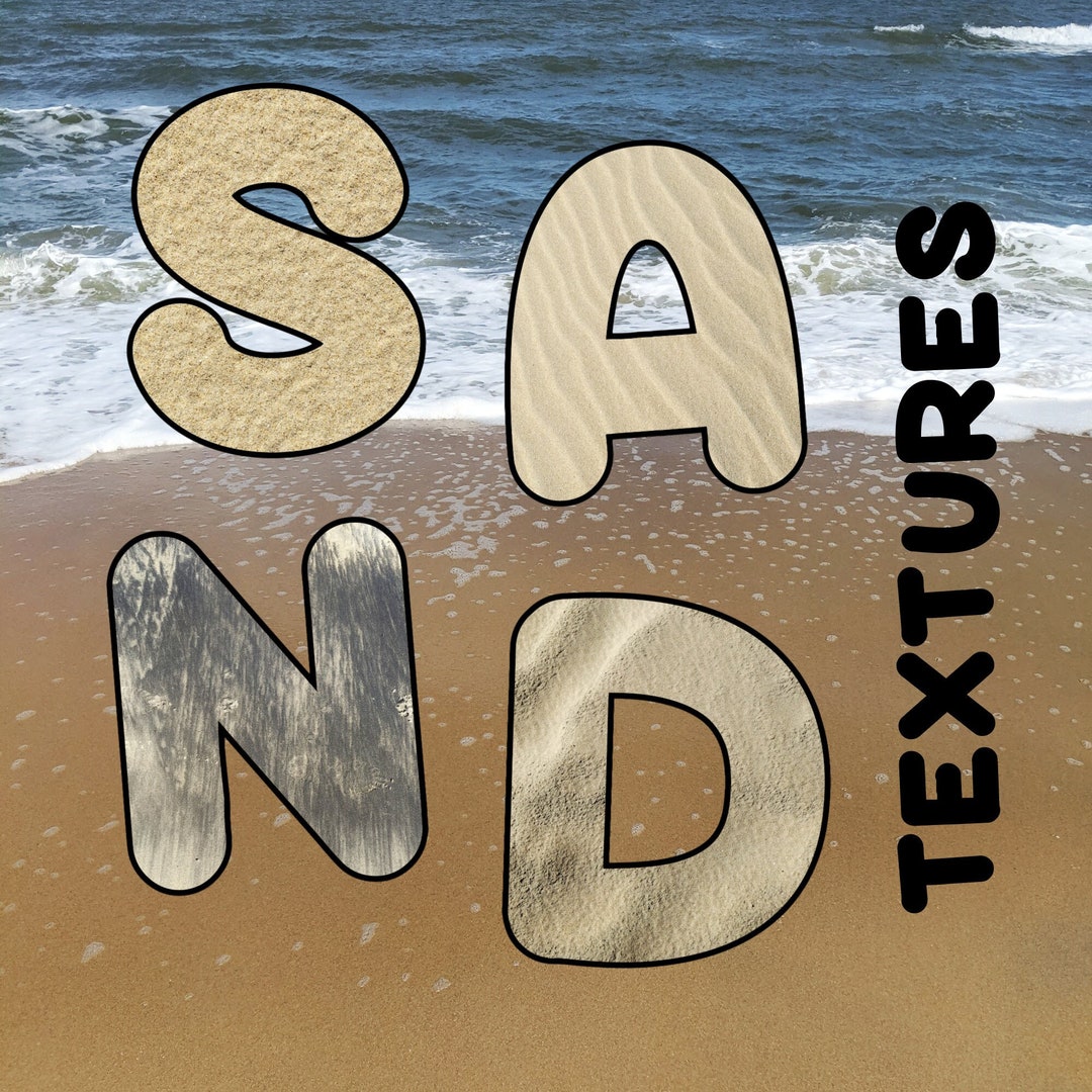 SAND Texture Pack (digital Paper) - Beach Walk - Commercial Use ...