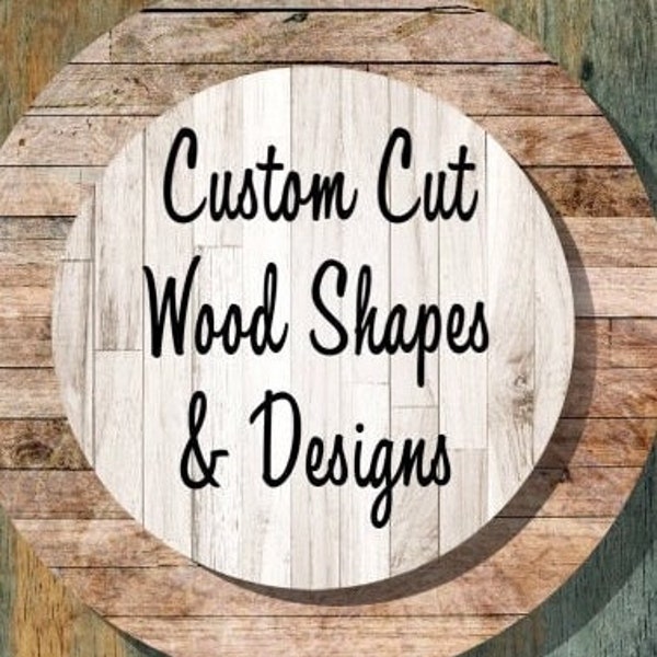 Wood Shapes - Etsy