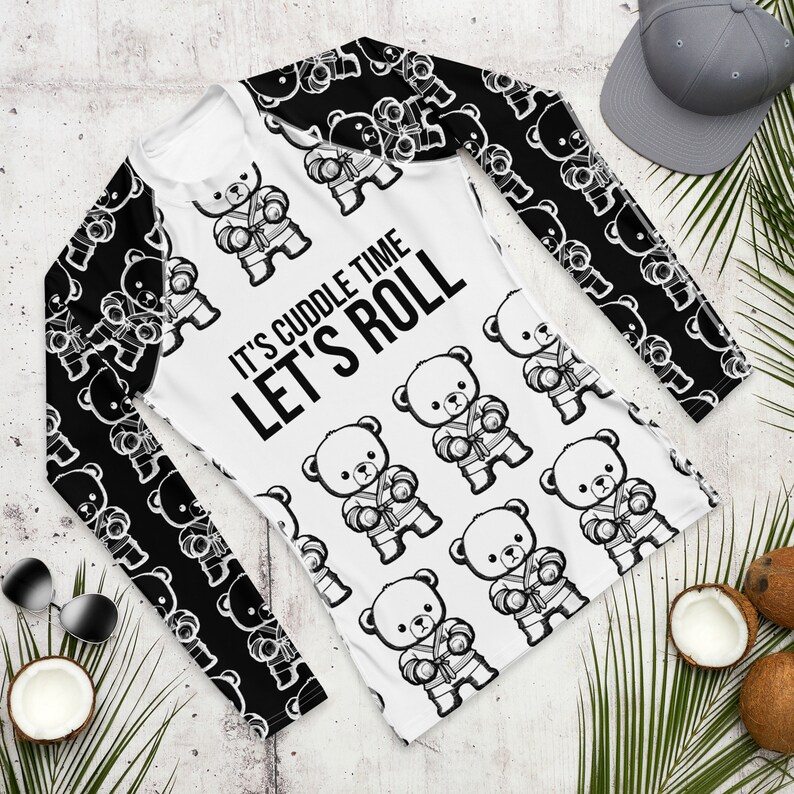 Men’s BJJ Rash Guard "cuddle Time" | Jiujitsu Rashguard | Funny Meme ...