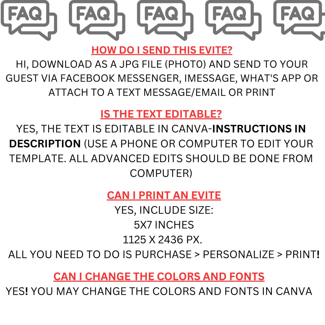 DIGITAL FUNERAL INVITE, Memorial Digital Invitation Printable, Text ...