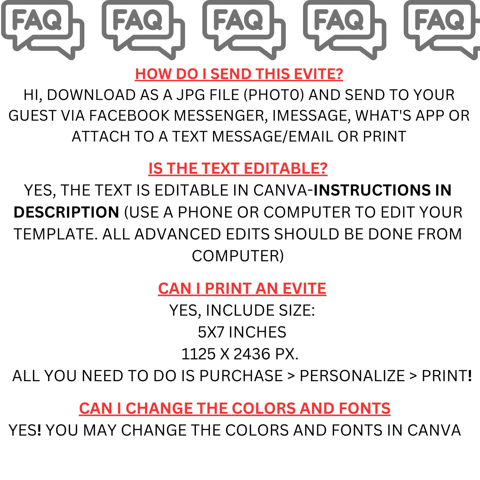 DIGITAL FUNERAL INVITE, Memorial Digital Invitation Printable, Text ...