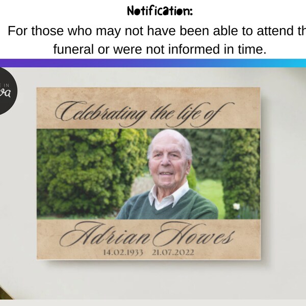 Funeral Postcards - Etsy