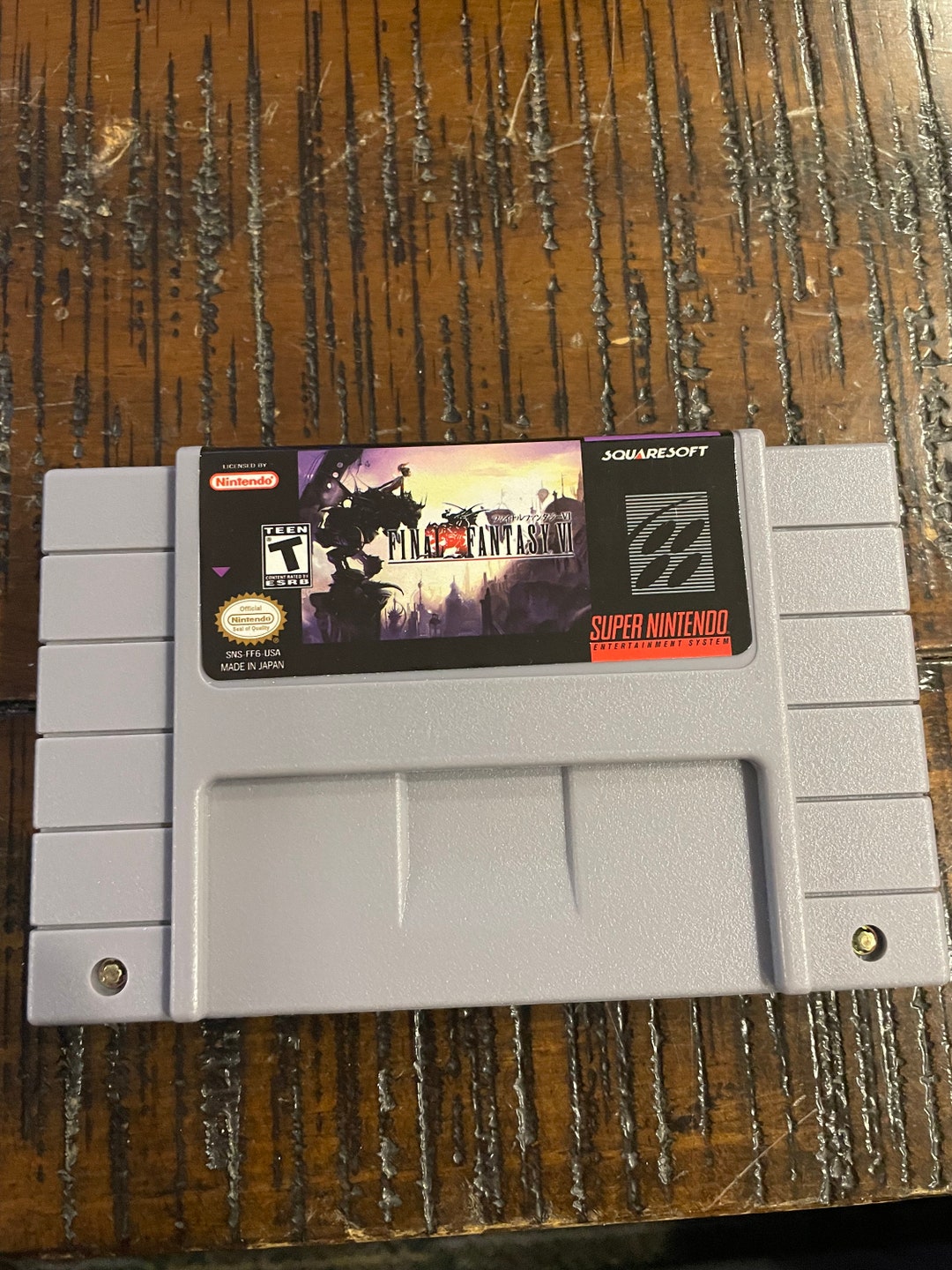 Final Fantasy VI 6 Ff6 super NINTENDO SNES - Etsy