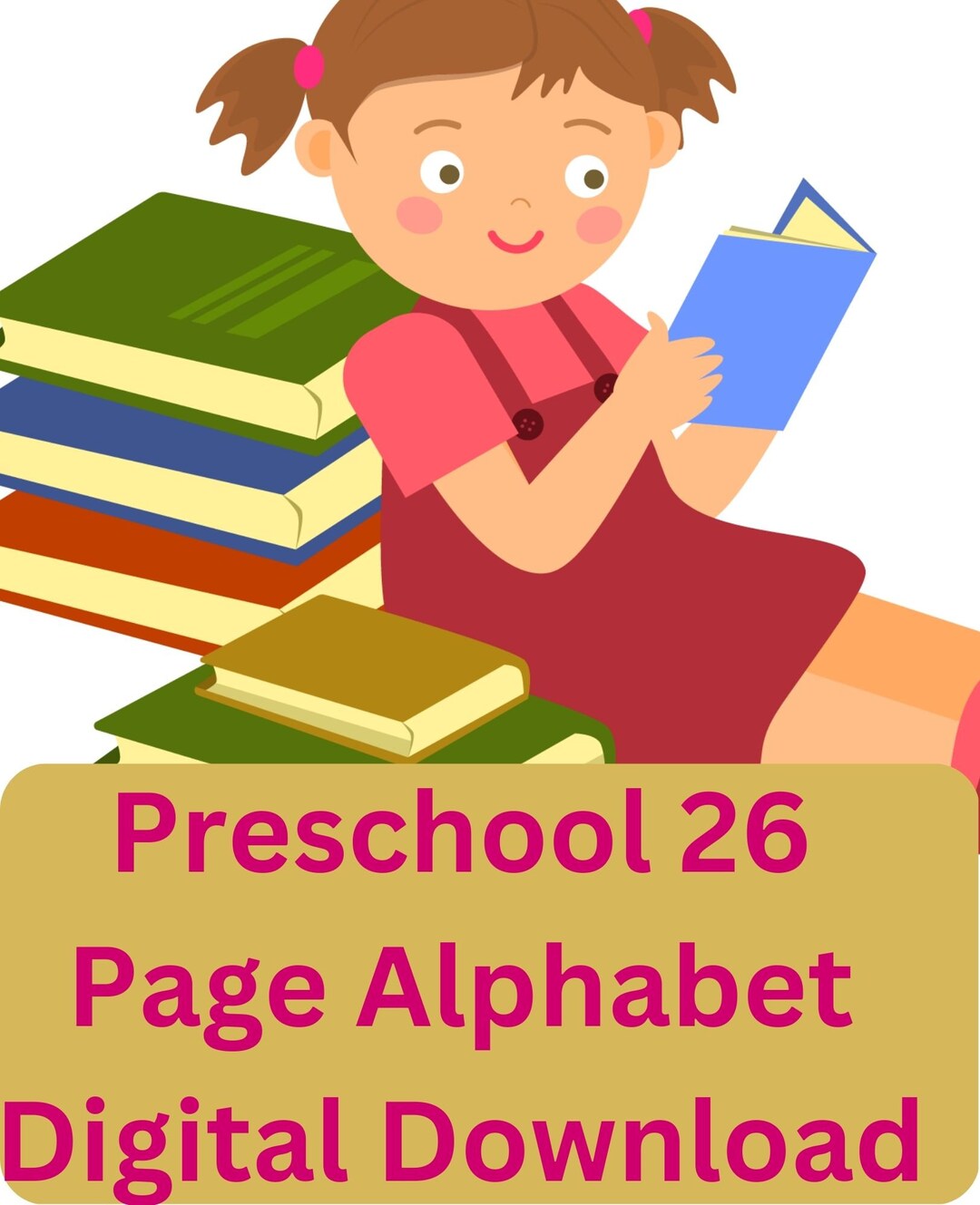 Alphabet for Toddlers/alphabet Learning Pages - Etsy