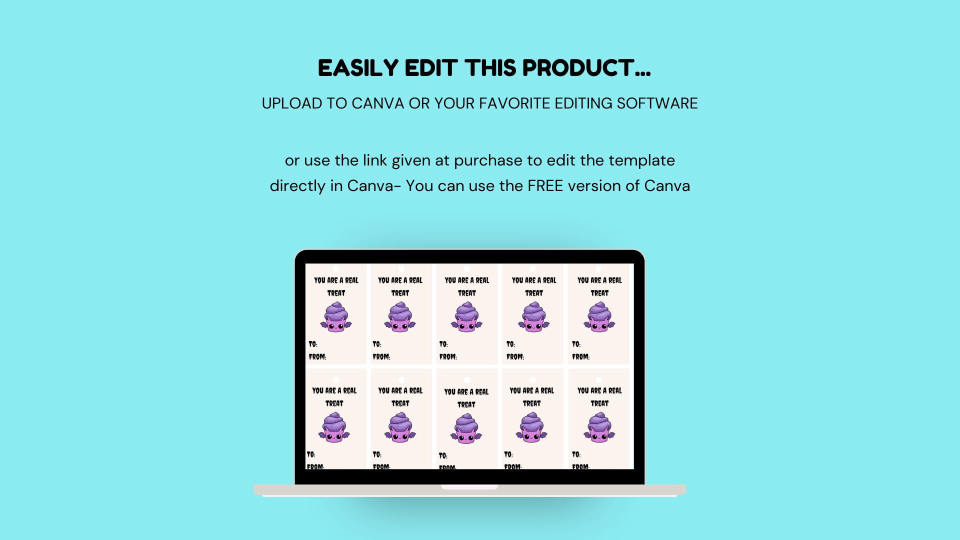 Bundle of 5 Templates! Cute Kawaii Ghost Halloween Gift Tags Printable ...