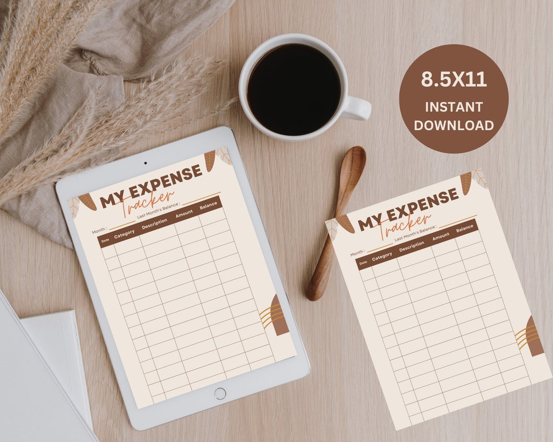 Expense Planner, Expense Budget Planner, Expense Planner Template ...