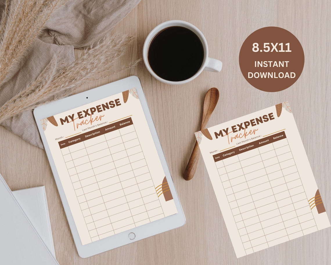 Expense Planner, Expense Budget Planner, Expense Planner Template ...