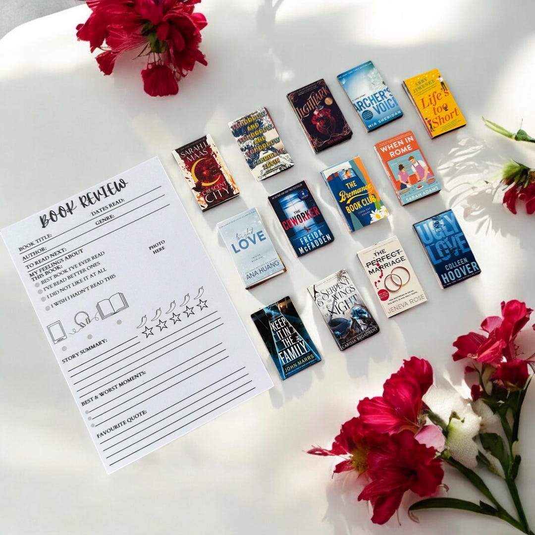 Handmade Book Lover's Review Notepad - Perfect Gift Idea for ...