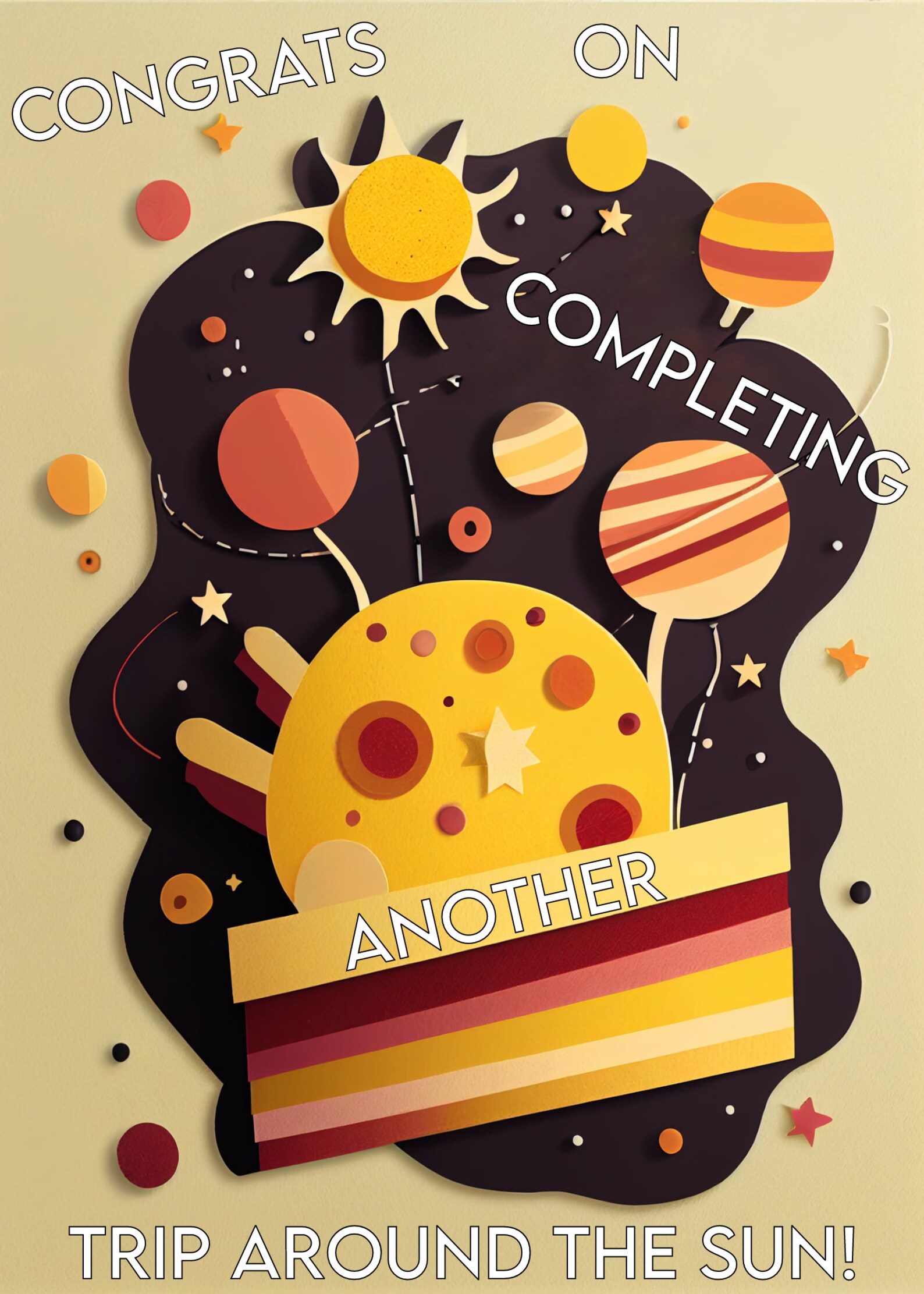 Printable Planet Birthday Card, Printable Birthday Card Funny, Cute ...